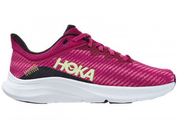 HOKA Women's Solimar Running Shoes in Festival Fuchsia/Butterfly