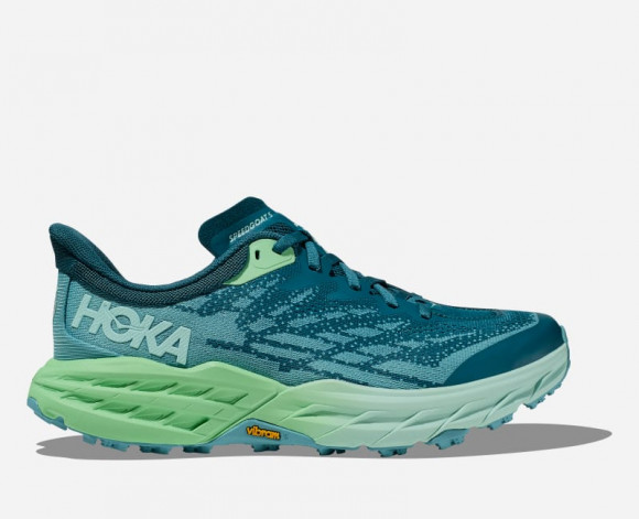 HOKA Women's Speedgoat 5 Hiking Shoes in Sunlit Ocean/Night Sky