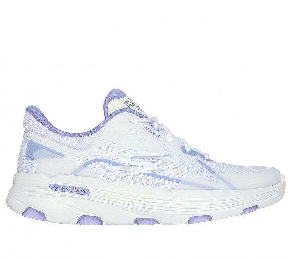 Skechers GO RUN 7.0 - Interval Shoes in Weiss/Violett
