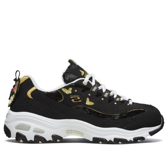 Skechers D'lites 1.0 Marathon Running Shoes/Sneakers 13170-BKGD