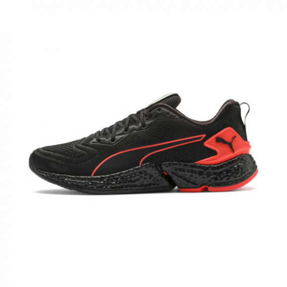 PUMA SPEED Orbiter Men's Running Shoes in Black/Nrgy Red/Yellow Alert