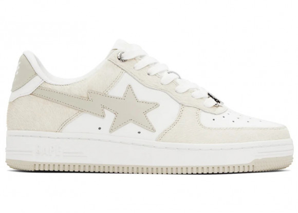 A Bathing Ape Bape Sta Beige Calf Hair