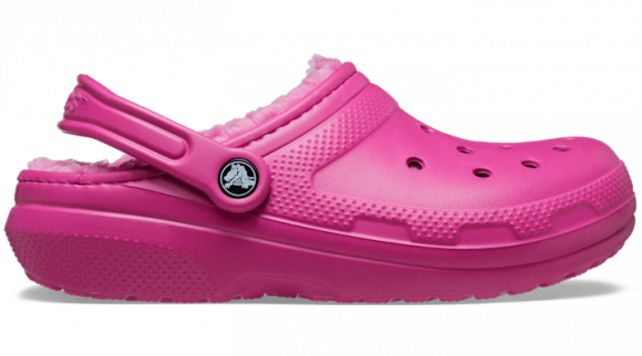 Crocs unisex Classic Lined Clogs Fuchsia Fun