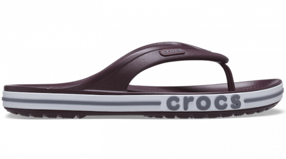 Crocs unisex Bayaband Flips Burgundy
