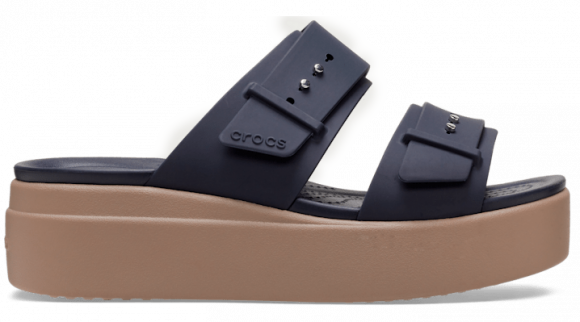 Crocs Brooklyn Low Sandals Women Deep Navy