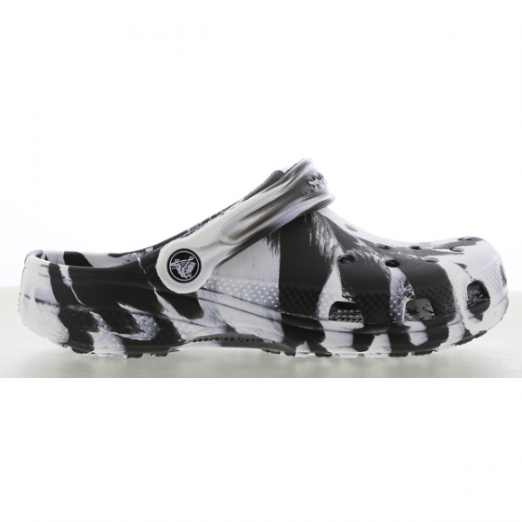 Crocs Classic Marbled Clog - Girls' Grade School Clogs Shoes - Black ...