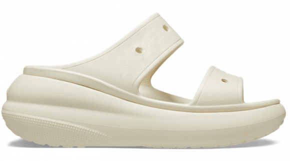 Crocs unisex Classic Crush Sandals Bone