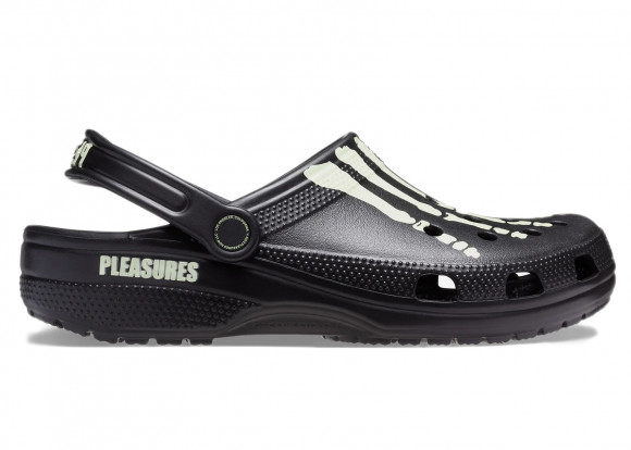 Crocs Classic Clog Pleasures Skeleton Black Glow