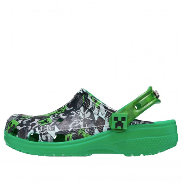 (GS) Crocs Classic Clog 'Minecraft Black Green'