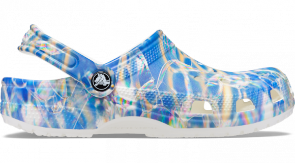 Crocs Classic Hyper-Real Clogs Unisex Multi / White