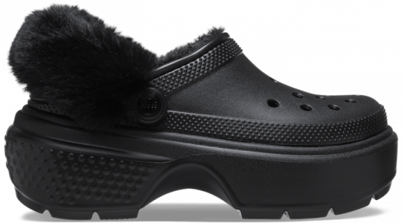 Crocs unisex Stomp Lined Clogs Black