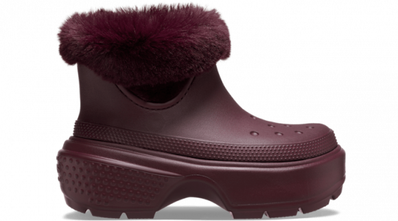 Crocs unisex Stomp Lined Boot Boots Dark Cherry