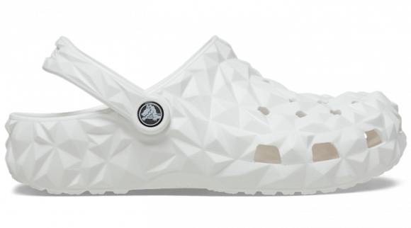 Crocs unisex Classic Geometric Clogs White