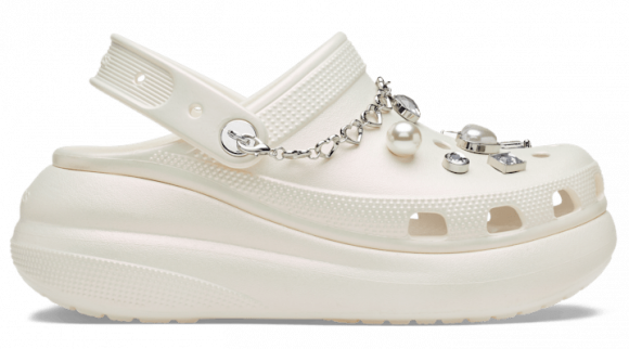 Crocs | Unisex | Crush Jeweled | Clogs | Chalk