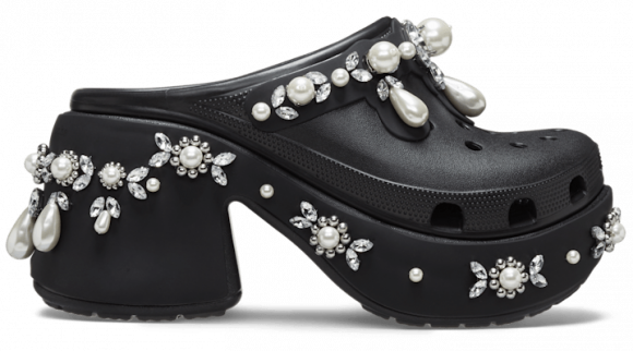 Crocs unisex Simone Rocha X Siren Clogs Black
