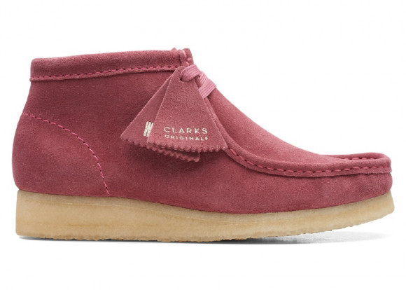 Clarks Originals Women's Wallabee Boot in Rose Pink Suede
