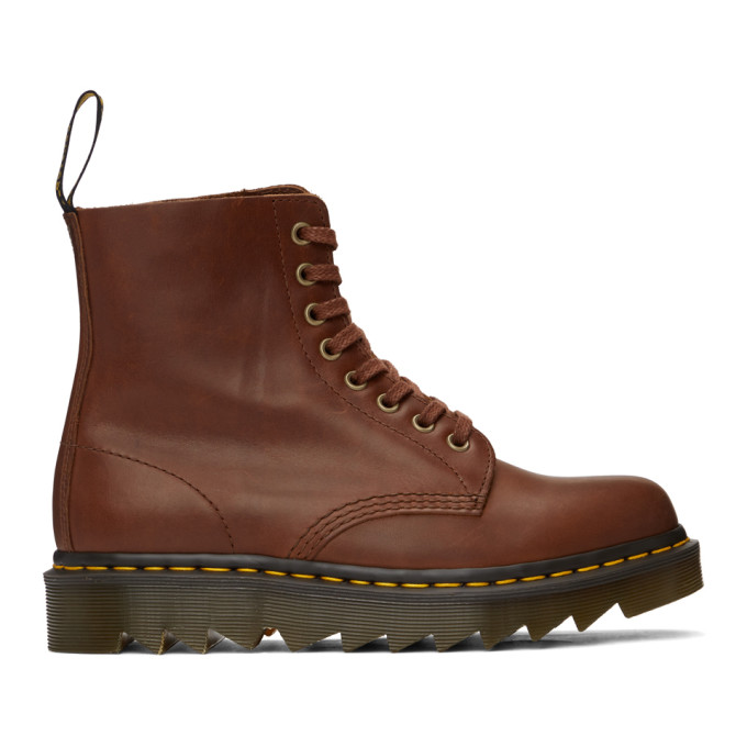 Dr. Martens Tan 1460 Ziggy Pascal Lace-Up Boots