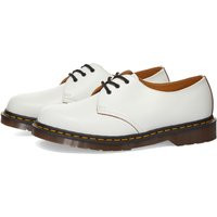 Dr. Martens Men's 1461 Vintage 3-Eye Shoe - Made in England in White Quilon