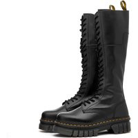 Dr. Martens Women's Audrick 20 Eye Boot in Black Nappa Lux