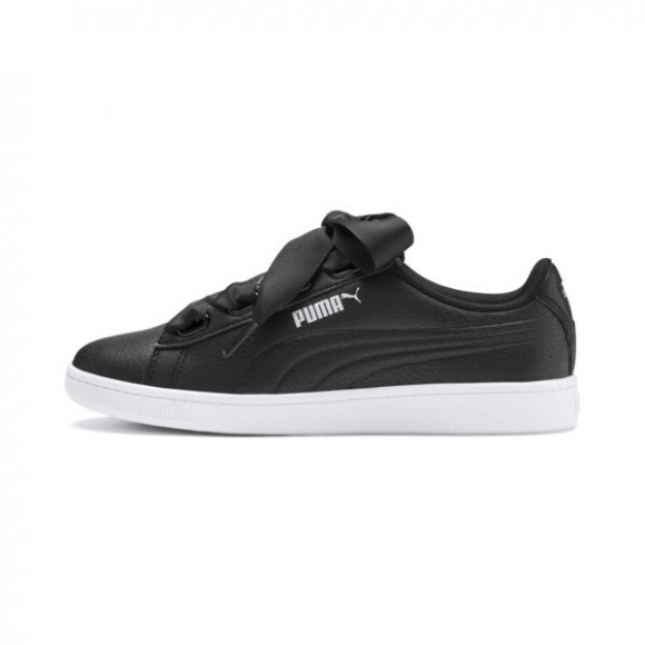 PUMA Vikky v2 Ribbon Sneakers JR in Black/Silver/White