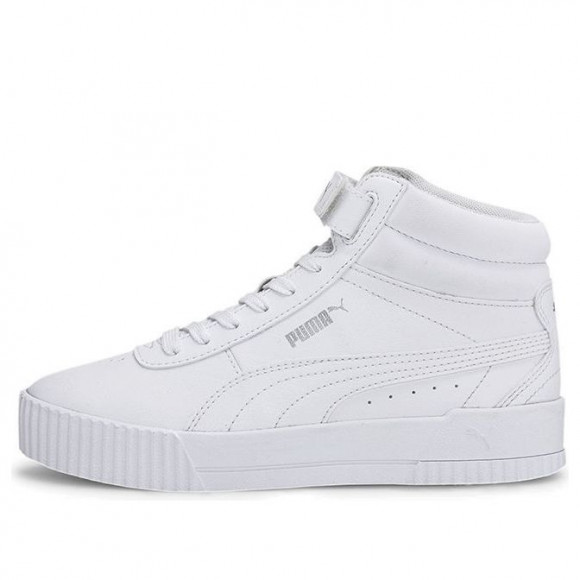 (GS) Puma Carina Mid Mid-high Board Shoes White