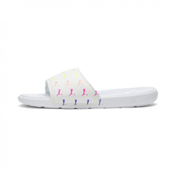 PUMA Cool Cat Bold Girls' Slides JR in White