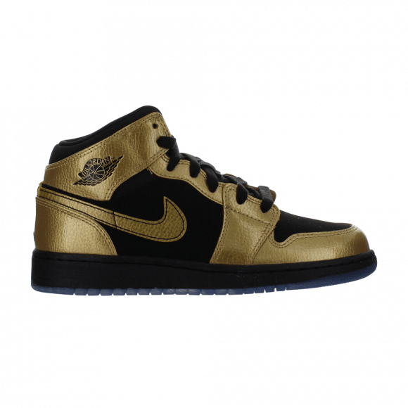 Air Jordan 1 Mid BG 'Metallic Gold Coin'