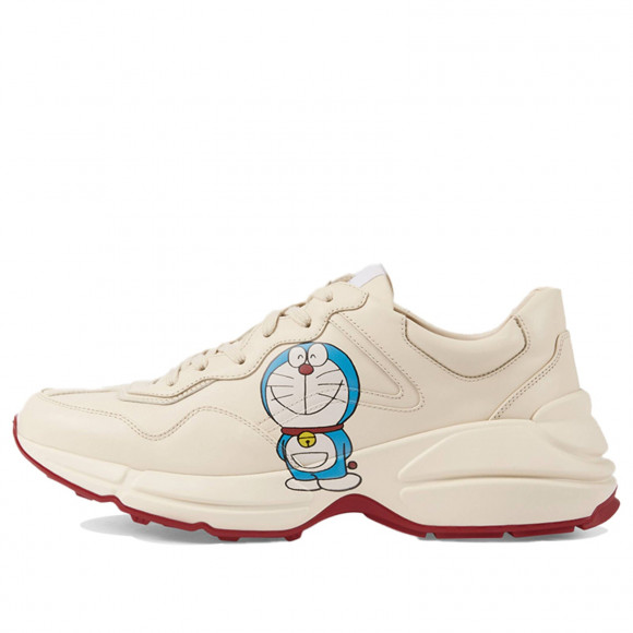 GUCCI Doraemon x Rhyton 'Ivory' Ivory Marathon Running Shoes/Sneakers ...
