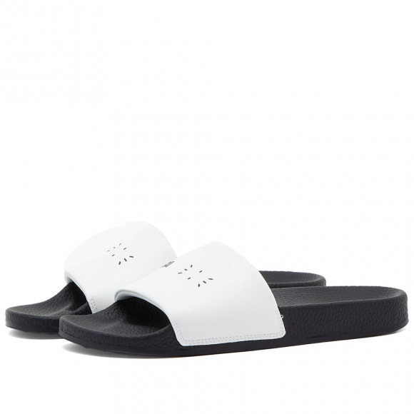 McQ Contrast Logo Slide Optic White