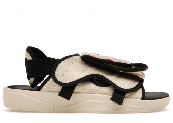 Jordan LS Slide - Men's Shoes - Beach / Universal Red / Black