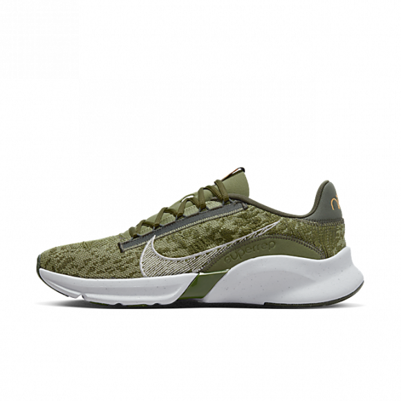 Nike SuperRep Go 3 Next Nature Flyknit Herren-Trainingsschuhe - Grün