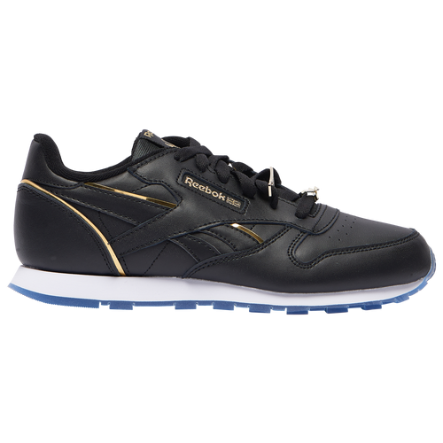 Reebok Classic Leather - Boys' Grade School Running Shoes - Black ...