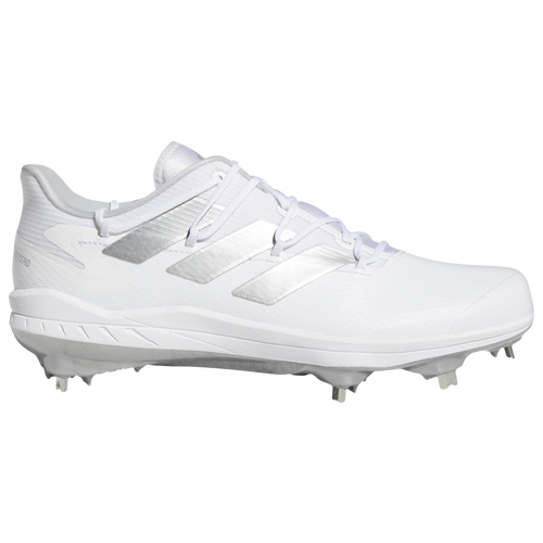 adidas adiZero Afterburner 8 Low - Men's Metal Cleats Shoes - White ...