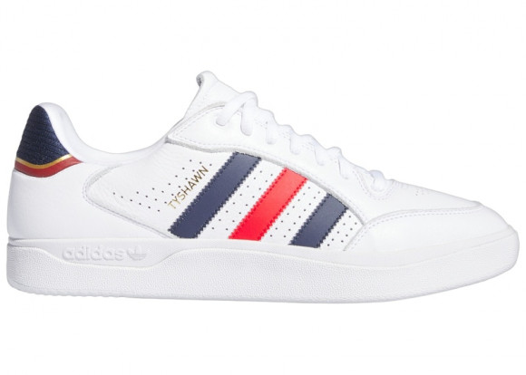 adidas Tyshawn Low Cloud White Better Scarlet Gold Metallic