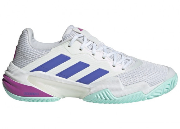 adidas Barricade 13 Cloud White Cobalt Blue Purple Burst (Women's)