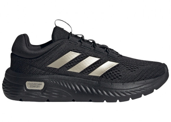 adidas Cloudfoam Comfy Core Black Champagne Met. Cloud White (Women's)