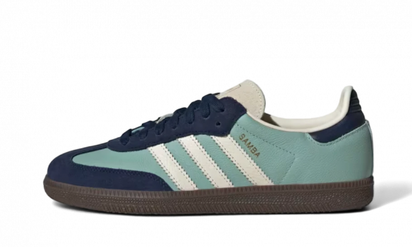adidas Samba OG Hazy Green Night Indigo (Women's)
