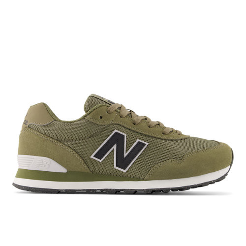 New Balance Men's 515 in Green/Grey/White Suede/Mesh