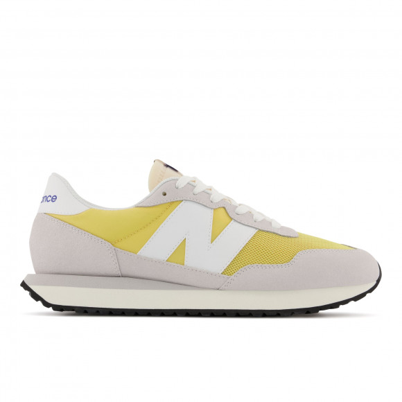 New Balance Men's 237V1 in Grey/Yellow Suede/Mesh