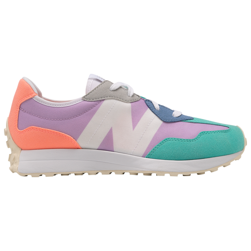 New Balance 327 - Girls' Preschool Running Shoes - Violet / Jade / Pink