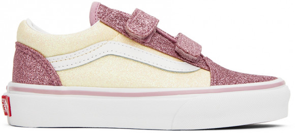 Vans Enfant | Baskets Old Skool V rose et blanc cassé