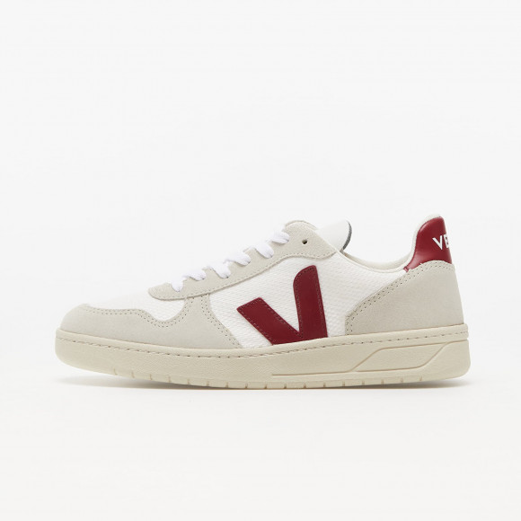 Veja V-10 B-Mesh White/ Red